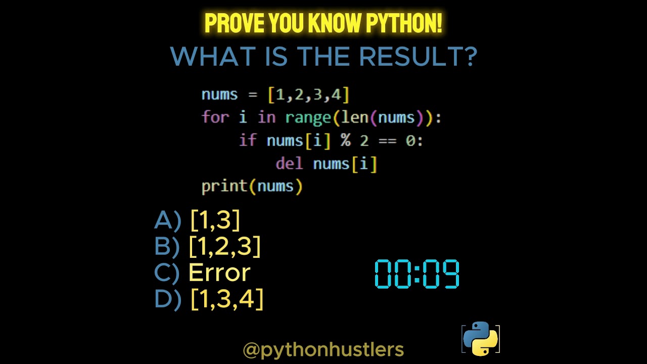 Can You Solve This Python Quiz Before Time Runs Out?