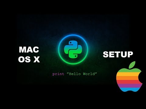 Mac OS X Setup - Python Programming