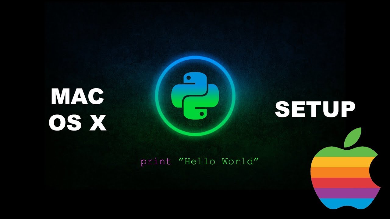 Mac OS X Setup - Python Programming