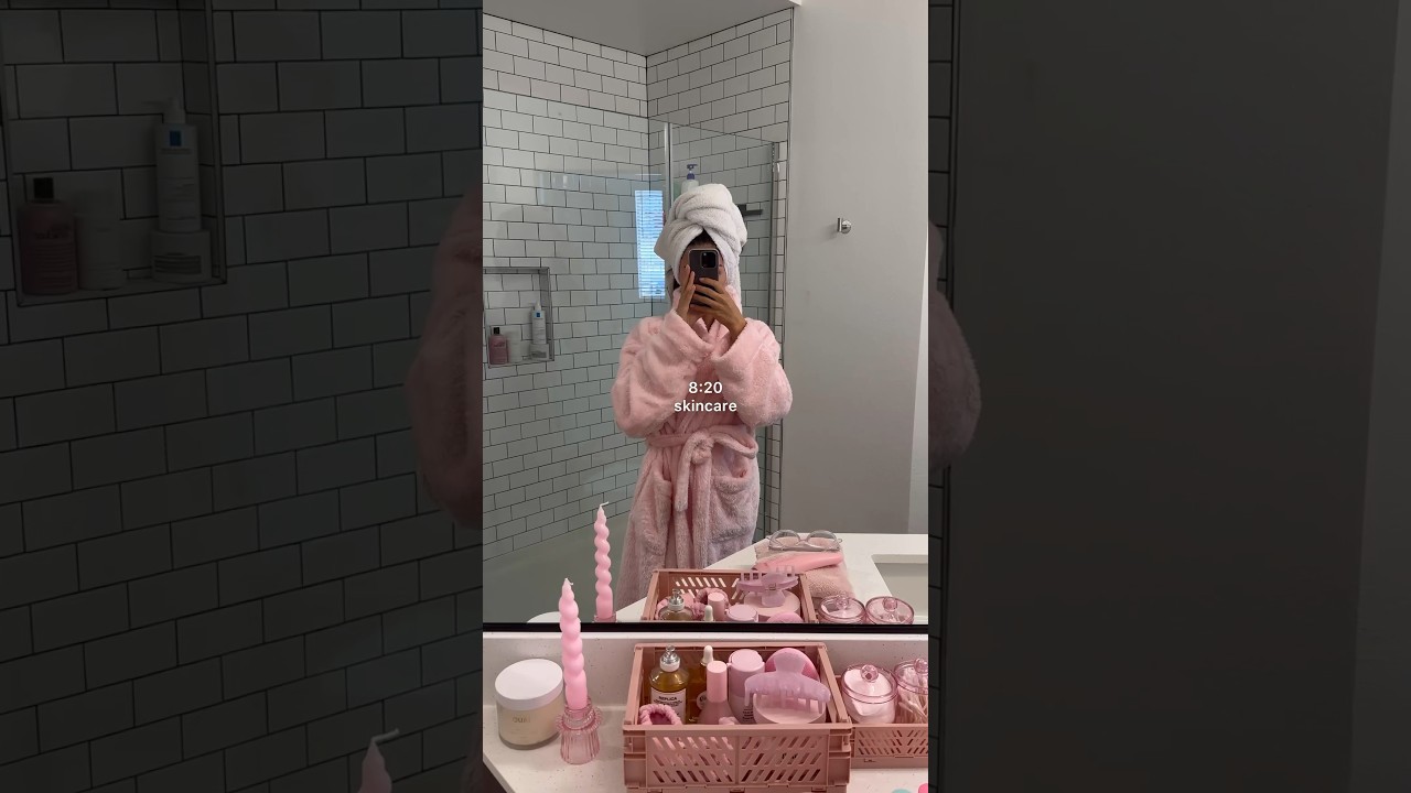 aesthetic morning routine 🌸 #aesthetic #grwm #morningroutine