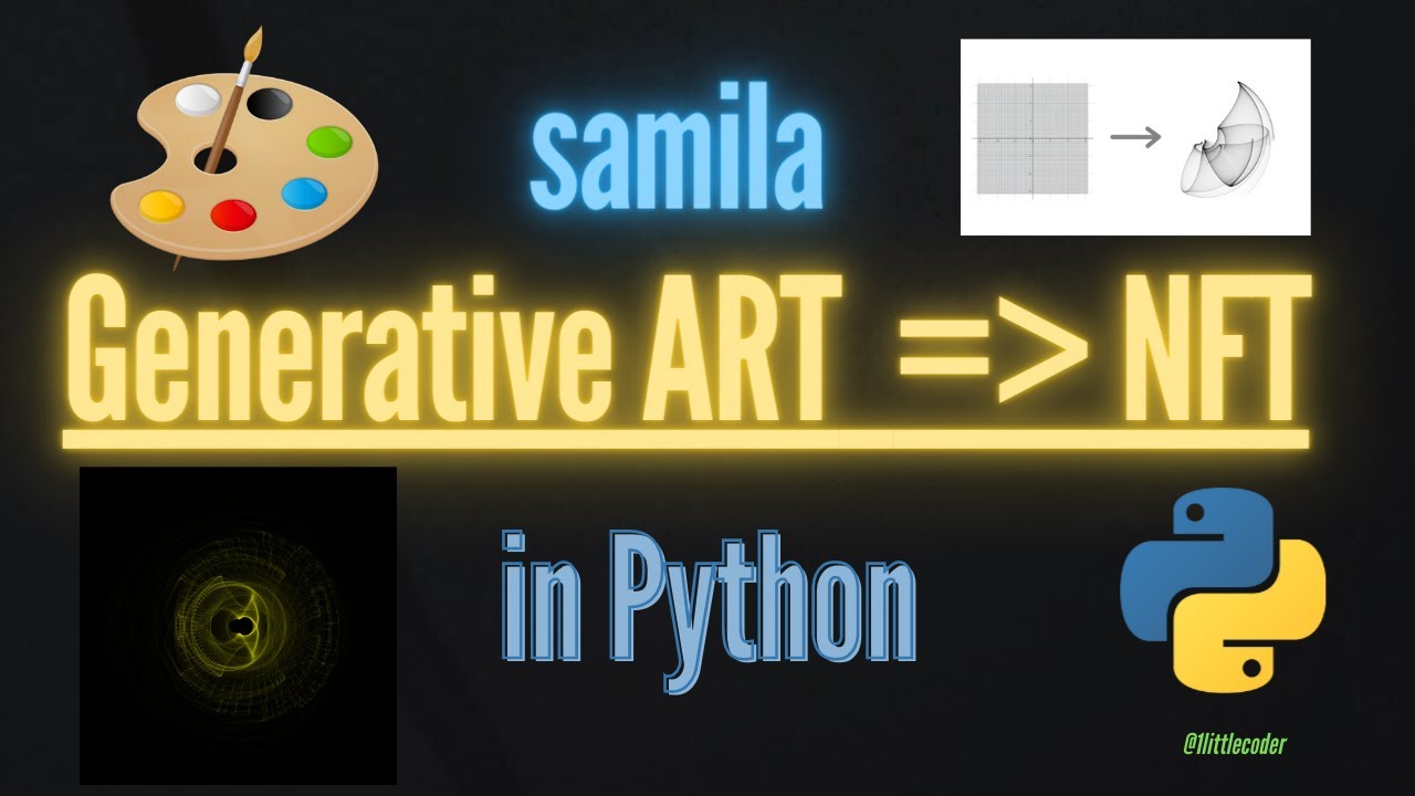Python Tutorial for Generative ART, NFT Art in Python using samila