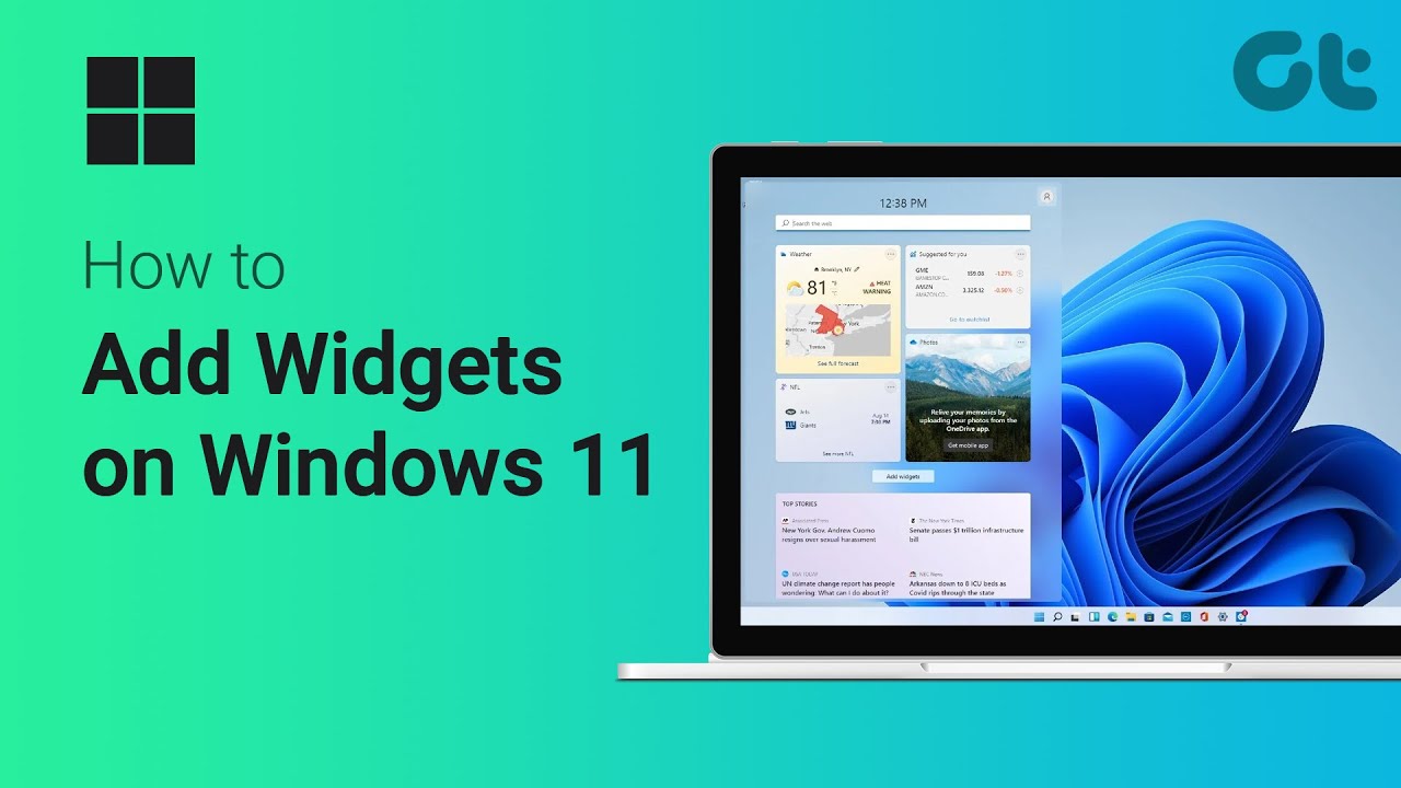 How to Add Widgets on Windows 11 | Make Your Desktop Neat With Widgets | Clock, News Widgets