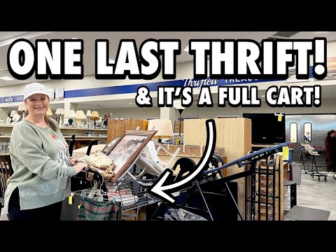 LAST FULL CART OF THE YEAR! Goodwill Thrift Store Shopping• Thrift Store Finds•Thrift with Me & Haul