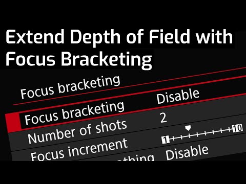 Canon R5: Focus bracketing (stacking) (4147C002)