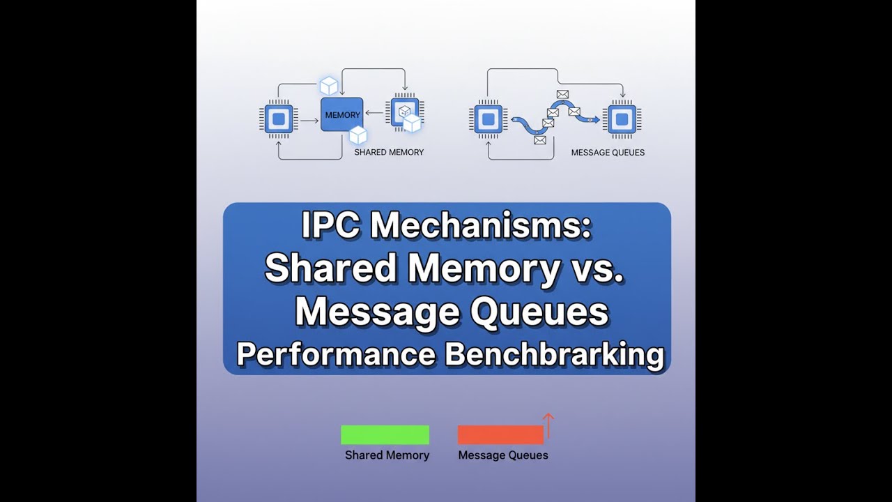 Shared Memory vs Message Queue IPC Performance | Interprocess Communication Benchmarking