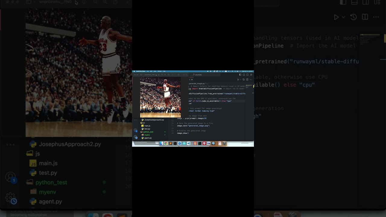 I made An AI Image Generator with Python And Stable Diffusion  #2025