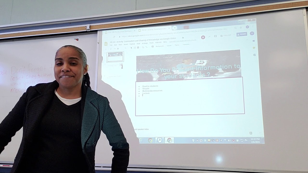 EDU 588-Technology Professional Development Presentation-Vida Franklin's