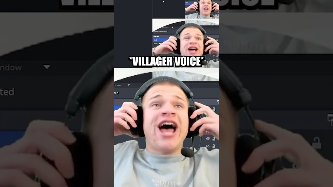 Jynxzi’s Mod Hivise Changes His Voice into a Minecraft Villager! 💀😭
