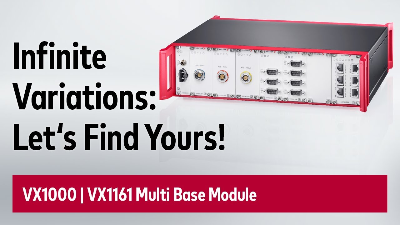 VX1000 ‒ Measurement and Calibration Interface Hardware | Vector