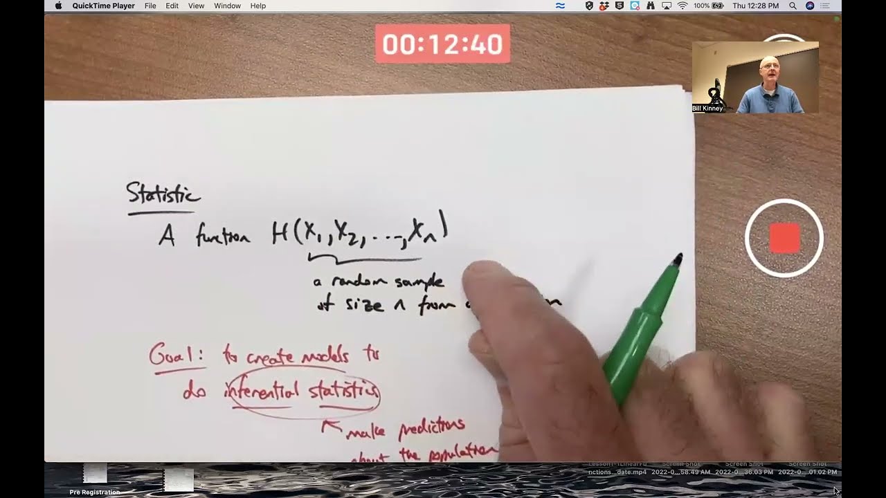 Inferential Statistics: Unbiased Statistical Estimators, Spreadsheet Simulation, Mathematica