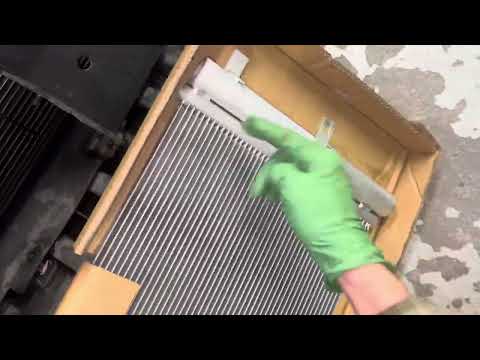Aftermarket condenser air ceiling foam missing from the aftermarket condenser