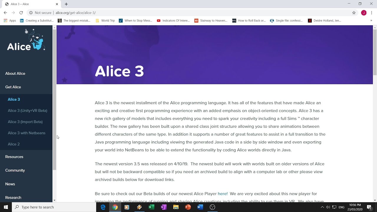 Alice coding tutorial - How to install ALICE 3 on your computer