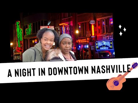 Exploring restaurants, roof top bars, and more in Downtown Nashville! Broadway St.