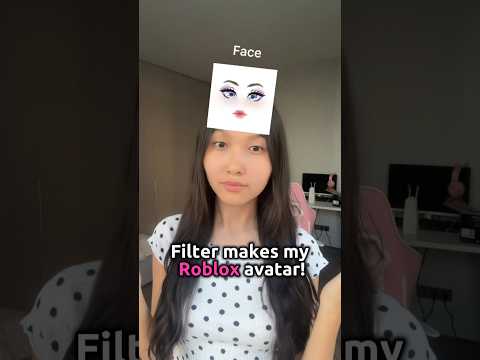 Filter creates my Roblox avatar!๐ #roblox #robloxshorts