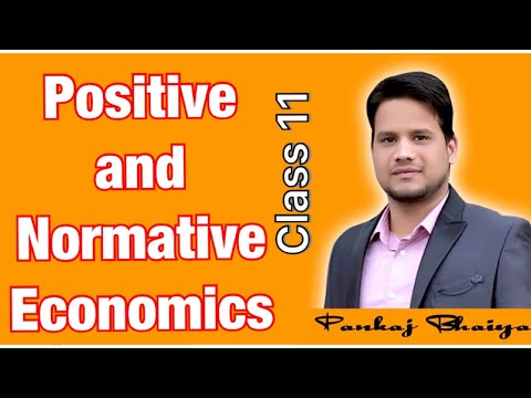 Positive and Normative economics in hindi difference between positive and normative economics