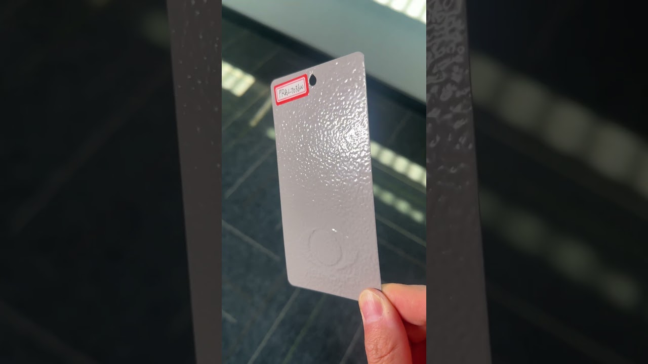 PRAL7036W--Polyester RAL7036 wrinkle texture powder coating texture