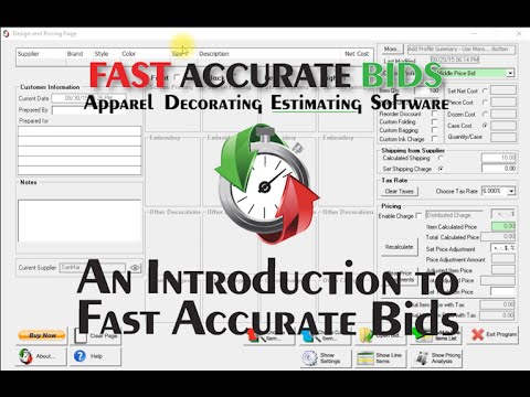 An Introduction to Fast Accurate Bids