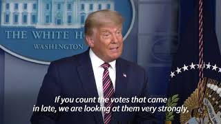 Trump refuses to concede: 'Election is far from over'