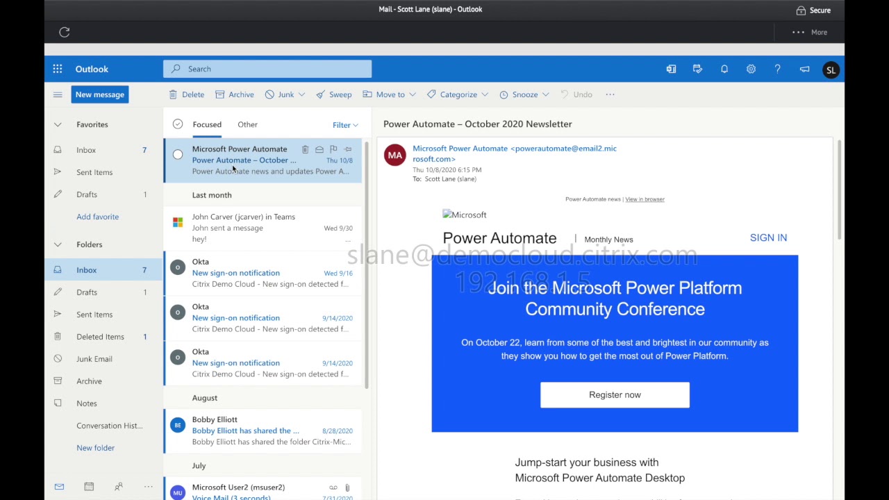 Citrix Workspace and M365
