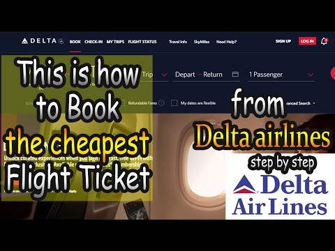 How to book the CHEAPEST flight ticket from Delta airlines official website step by step