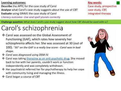 Clinical psychology Case study of Carol for CBT