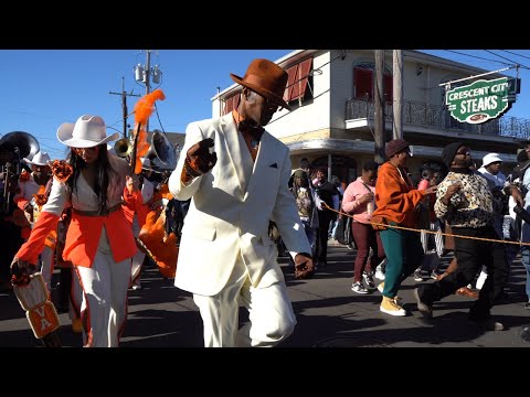 New Orleans Second Line | Undefeated Divas, Gents & Kids | 2025 | Live Music by TBC Brass Band