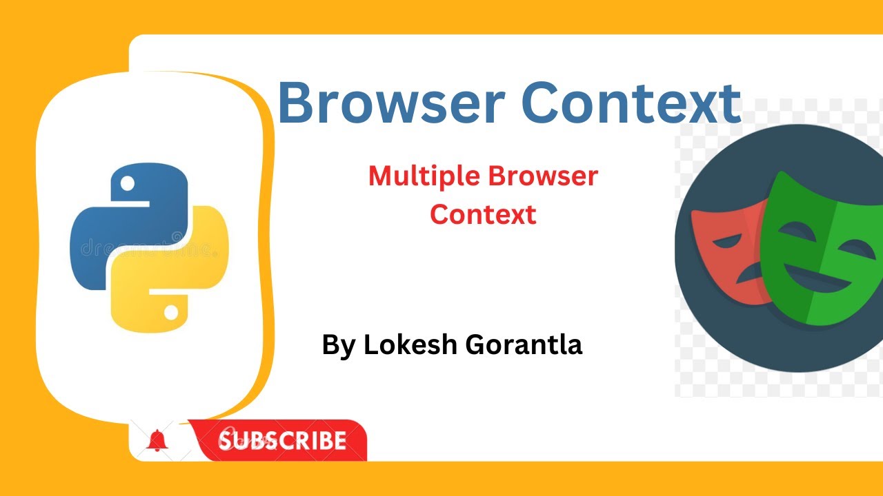 Python Playwright Beginner[2023] Part 8: Browser Context |  Multiple Browser Context | Playwright