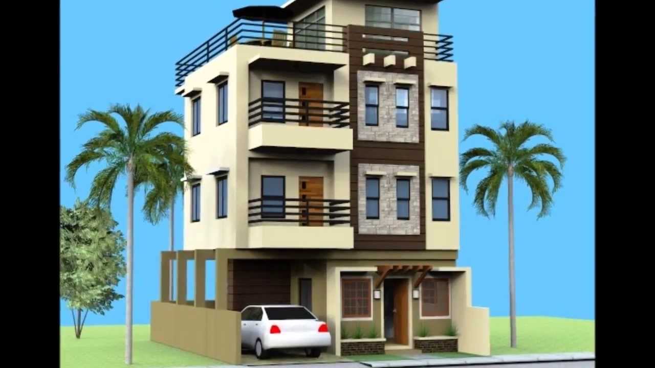 Small 3 Storey House with Roofdeck