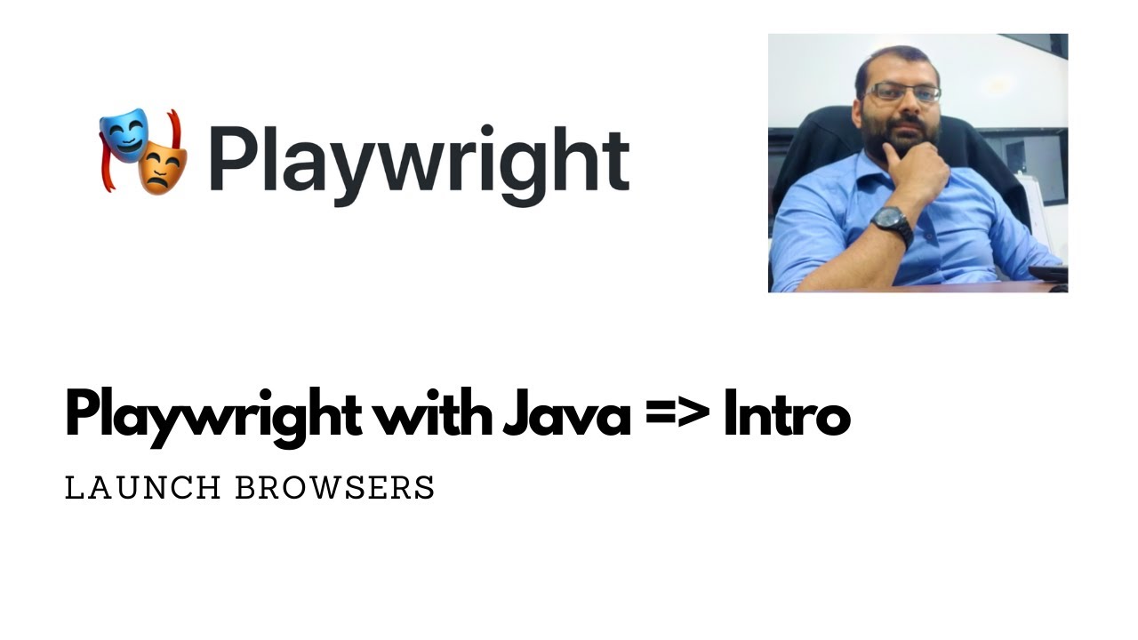 Playwright with Java - Intro and setup.