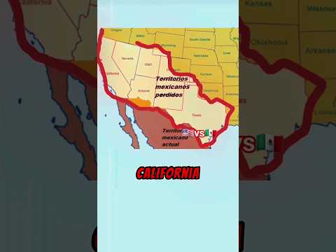 ¿Cómo ESTADOS UNIDOS quitó a MÉXICO la mitad de su territorio? #shorts