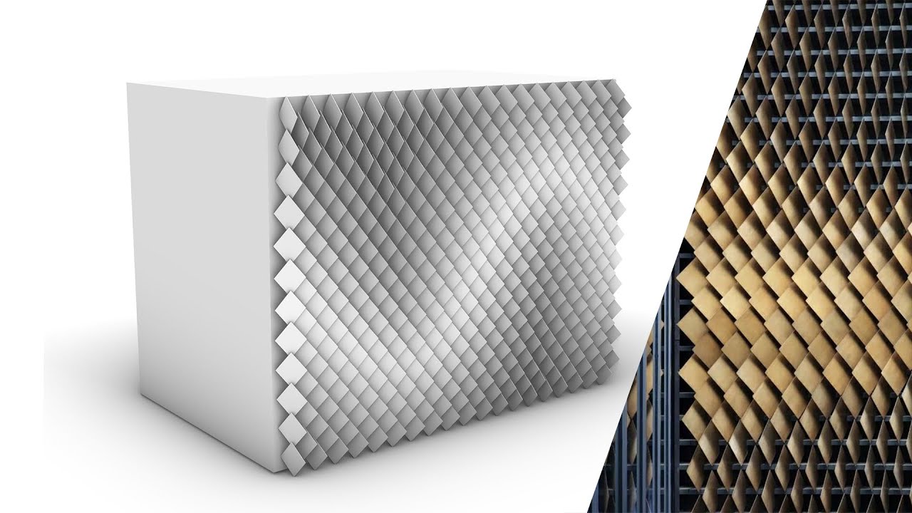 Adaptive facade |Parametric facade | grasshopper for Architecture tutorial