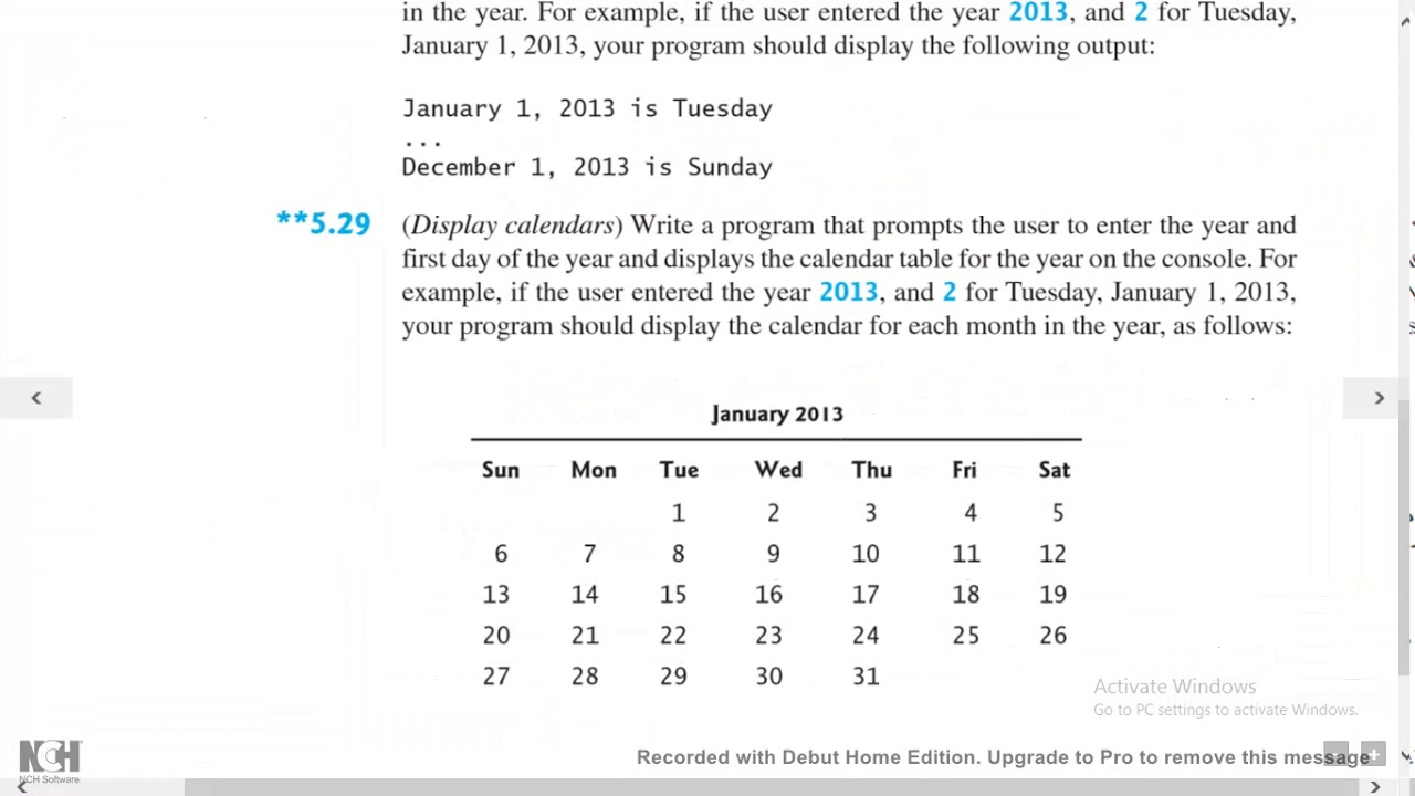 Introduction To Java Programming   Exercise 5 29a