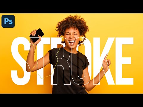 Photoshop Tutorial - Text Outline Effect in Photoshop