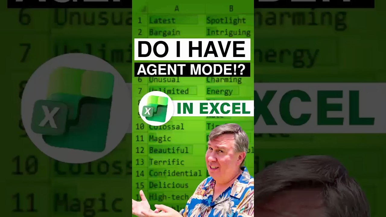 Do You Have Agent Mode in Excel? How to Check & Enable It