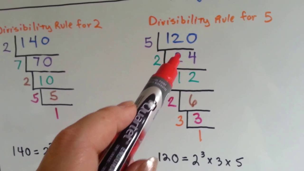 Grade 6 Math #1.3, Prime Numbers - Prime Factorization
