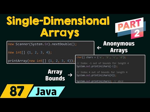 Learn Single Dimensional Arrays in Java Part 2 - Mind Luster