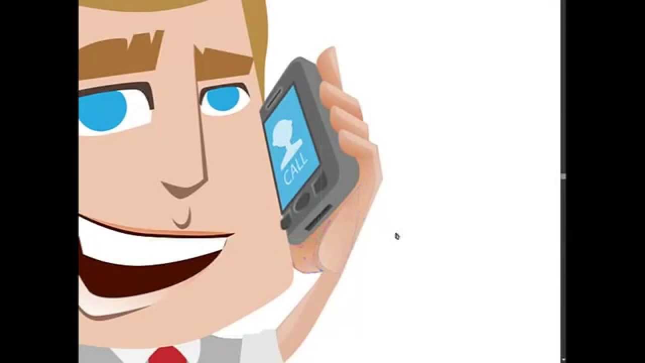 How to Draw a Vector Mascot | Guy With A Smartphone