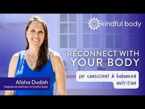 What does it mean to be mindful when eating? with dietitian Alisha Dudish