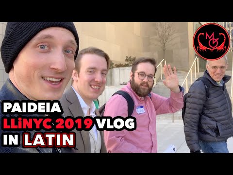 Living Latin in NYC 2019 (Tours in Latin / Peregrinātiōnēs Latīnē) Paideia Institute LLiNYC