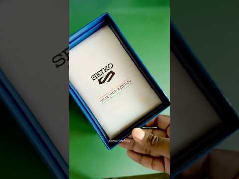 Only 1200 Pieces Made 🔥 | Seiko India Limited Edition Unboxing #shorts