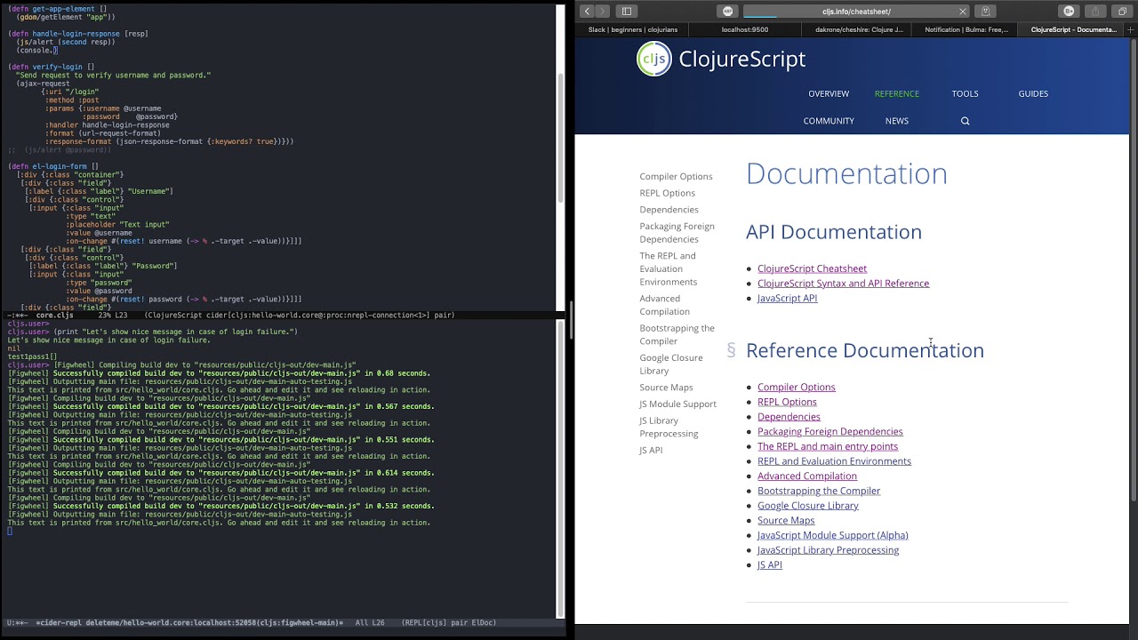 Clojure(script) - Part 3 - Showing Notification.