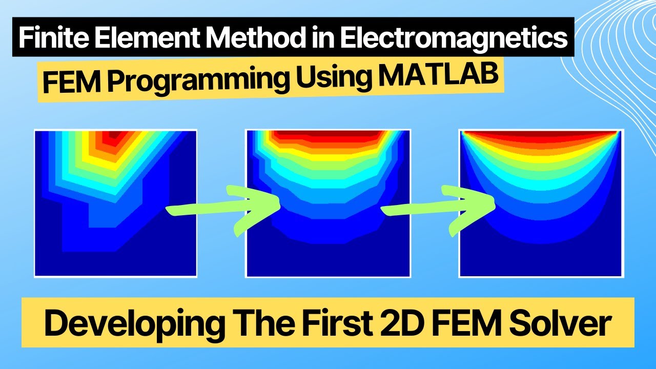 Developing the first 2D FEM Solver (Finite Element Method in Electromagnetics #27)