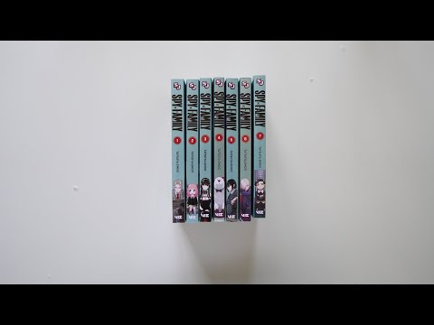Spy x Family Manga Volumes 1 to 7, Unboxing