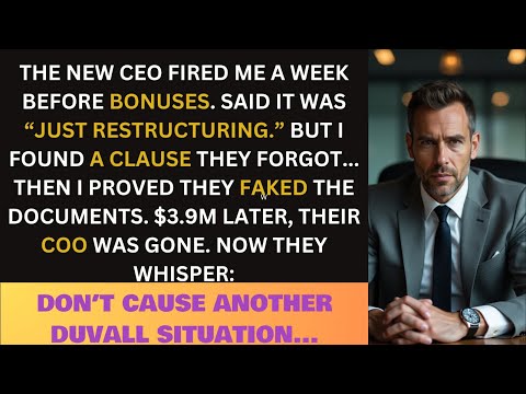 I Got Fired Before Bonuses—But They Didn’t Know I Wrote the Profit Clause.