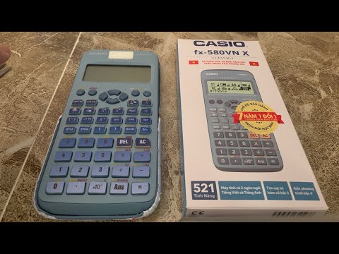 Review Máy Tính [Casio Fx-580VN X - Blue Ver]