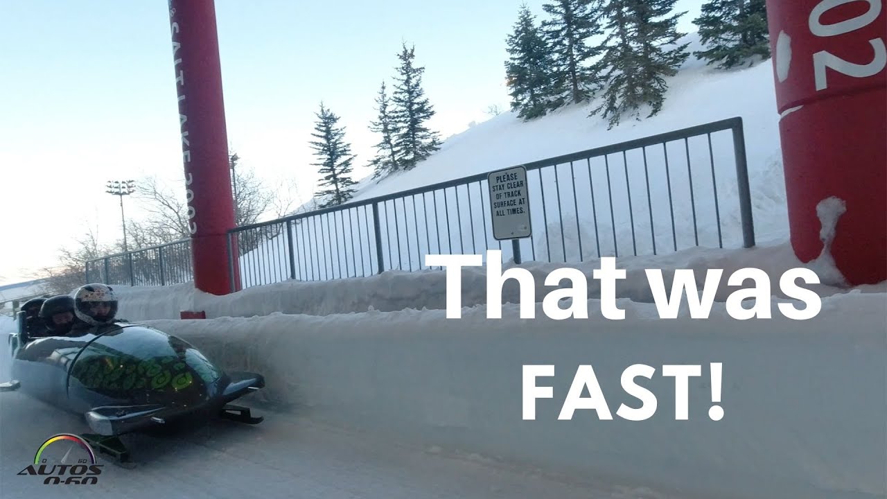 Bobsled experience Utah Olympic Park