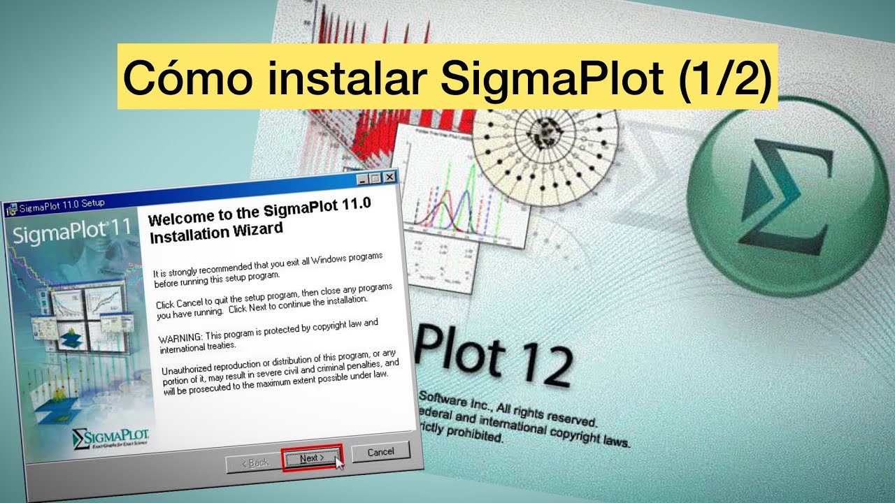 Cómo instalar SigmaPlot (1/2)