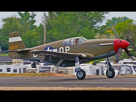 Memorial Day 2025 Warbird Boise Flyover Takeoffs P-40 P-51C Warhawk Air Museum
