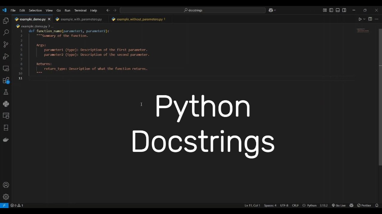How to Write Python Docstrings Like a Pro (Google Style Guide)