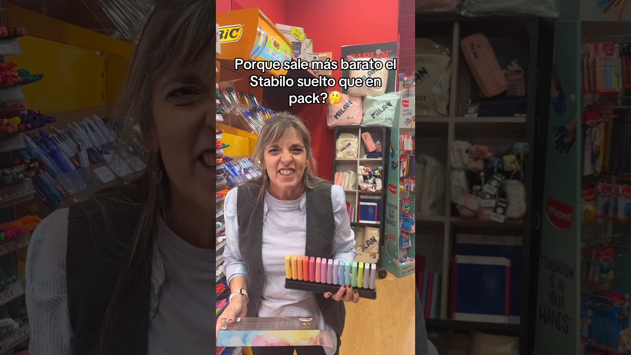 🔥Stabilos más BARATOS🤑💶 con este truco con los packs #papeleria #carlin